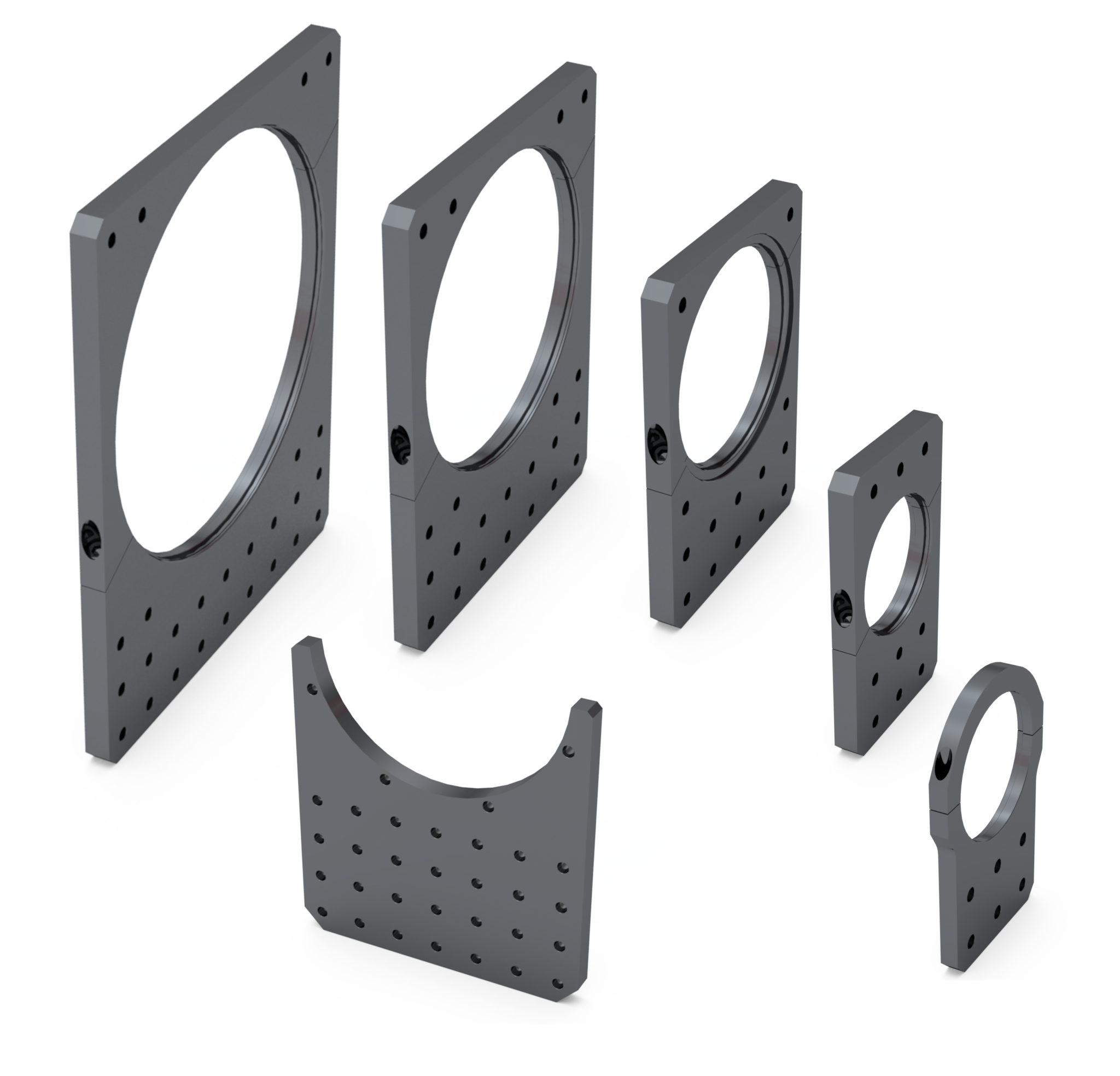 8.00" External Bracket - Rectangular | Kimball Physics